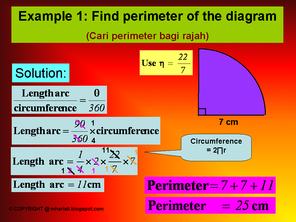 TIP BELAJAR MATEMATIK (TIPS FOR LEARNING MATHEMATICS): PERIMETER I