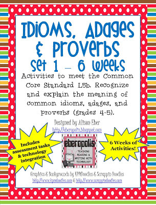 Eberopolis: Teaching Reading and Writing with Technology: Idioms aren't ...