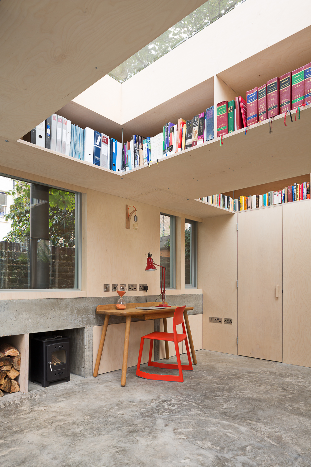 Shedworking: Garden library office