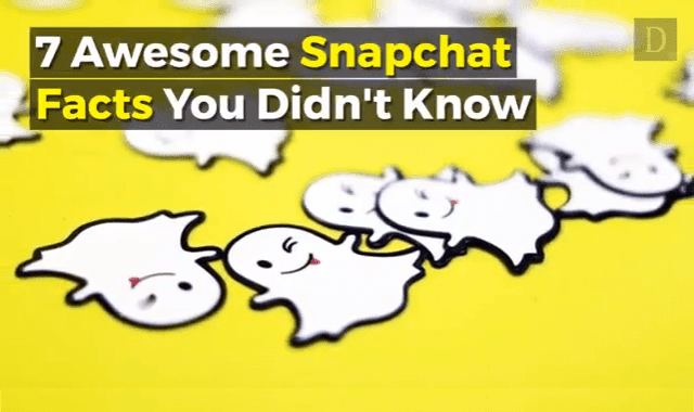 7 Awesome Snapchat Facts You Didn’t Know #Video - Visualistan