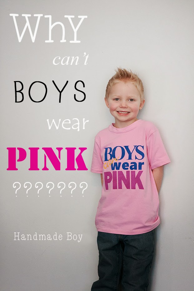 Handmade Boy: Boys CAN Wear Pink Series, a Tutorial and a Giveaway!