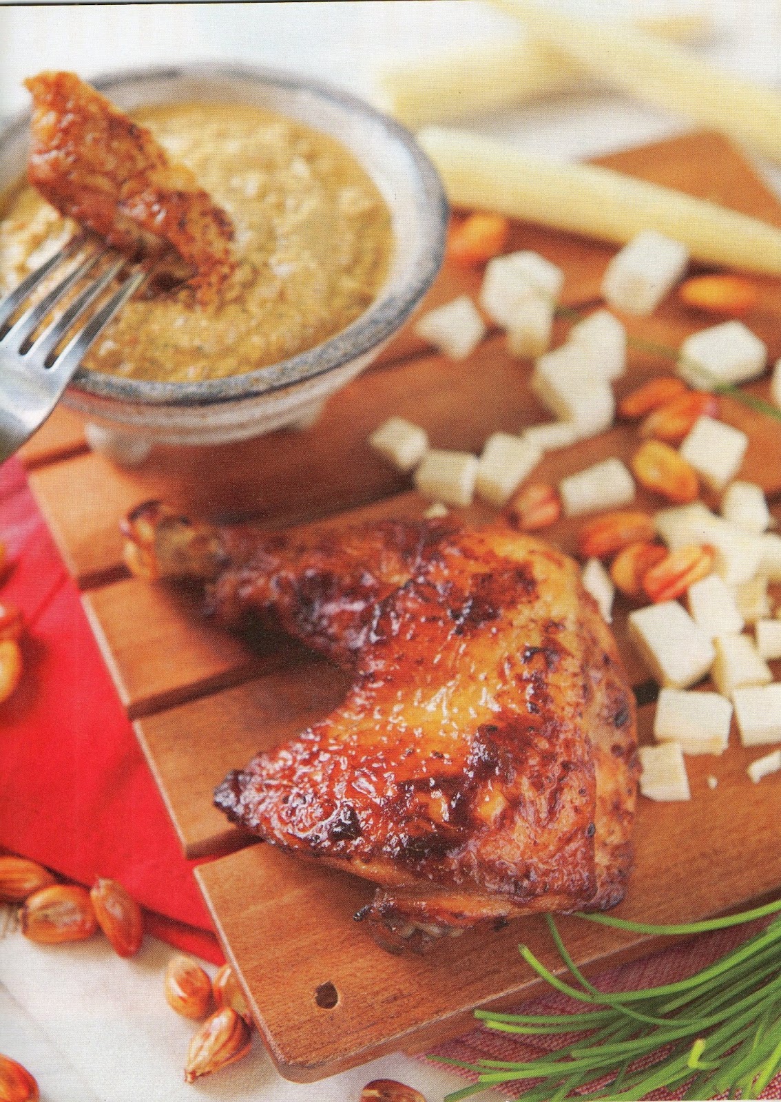 Recetas Comidas Peruanas: Pollo al horno con salsa de ají campesino