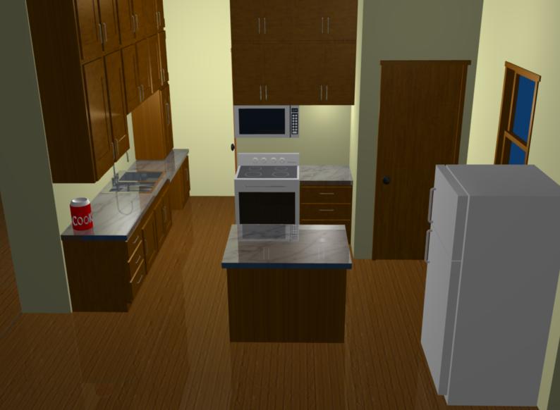 The Tinkers Workshop: Kitchen Remodel Preview Using Blender 3D