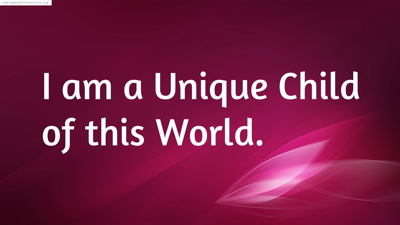 Positive Affirmations When you feel insignificant