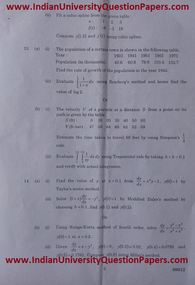 MA6459 Numerical Methods Nov Dec 2016 Question Paper - University ...