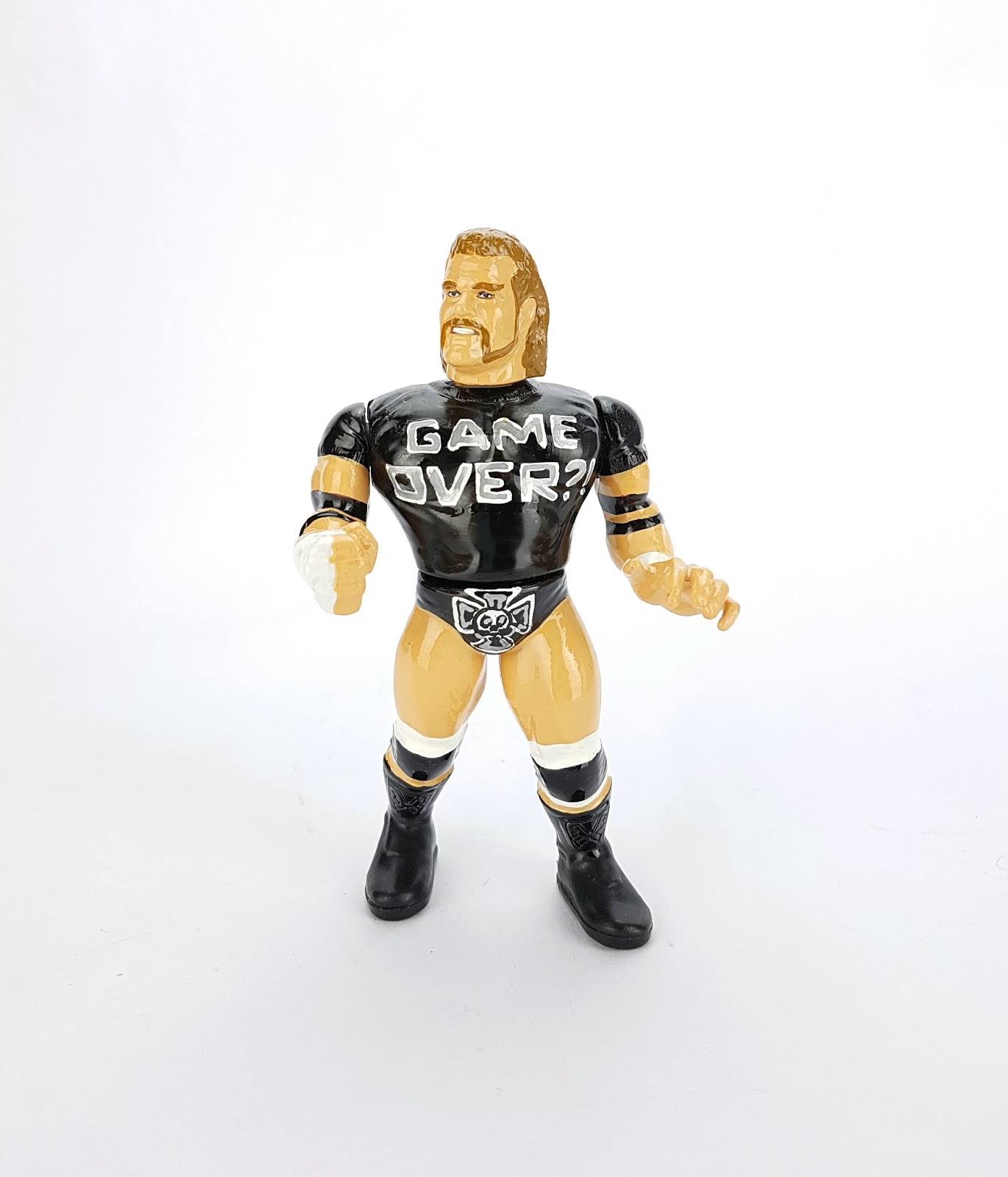 WWF Hasbro Custom Action Figures ☆ The Game Triple H | Vintage Action ...