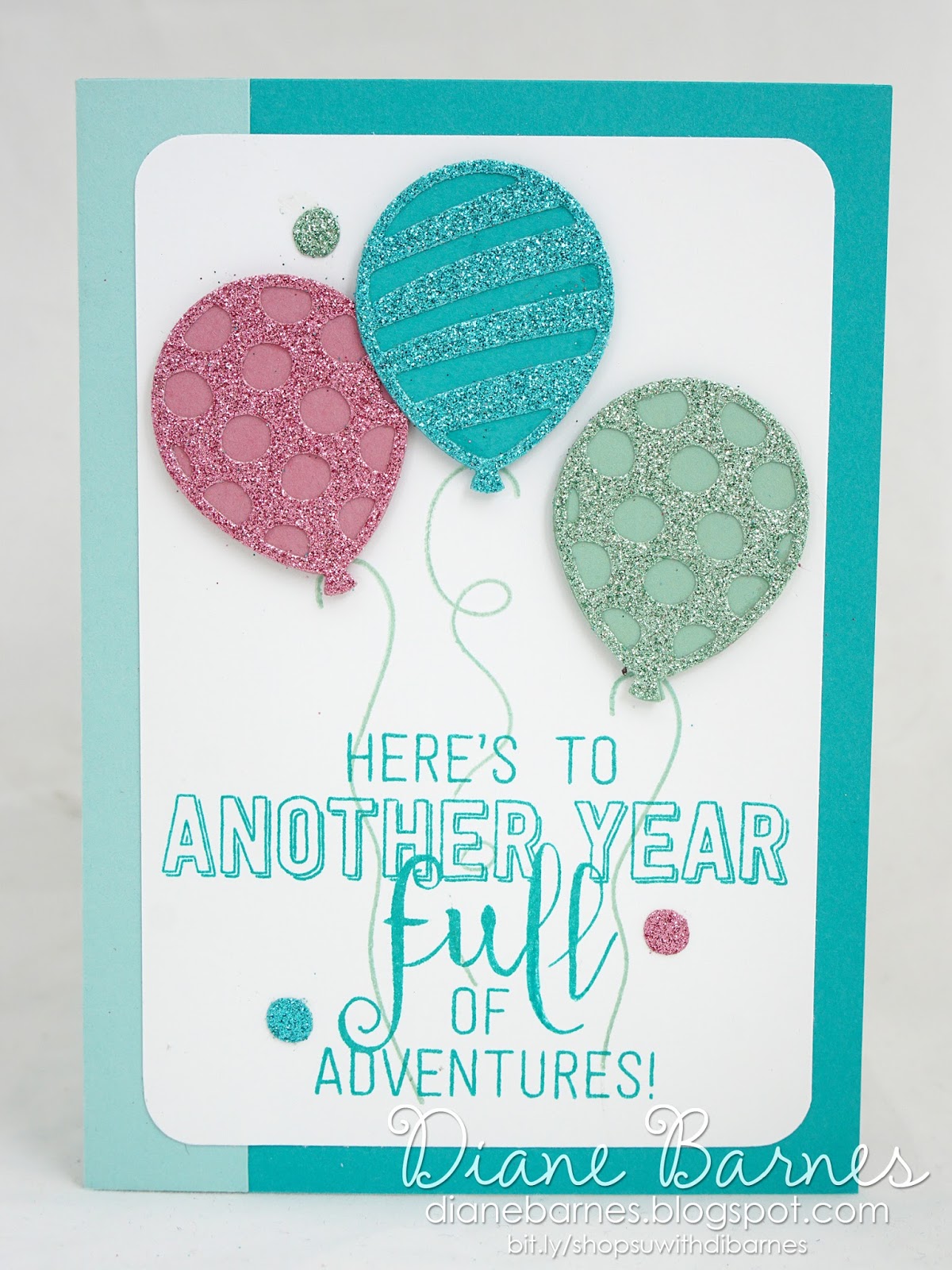 colour me happy: Last balloon pop-up birthday card or three