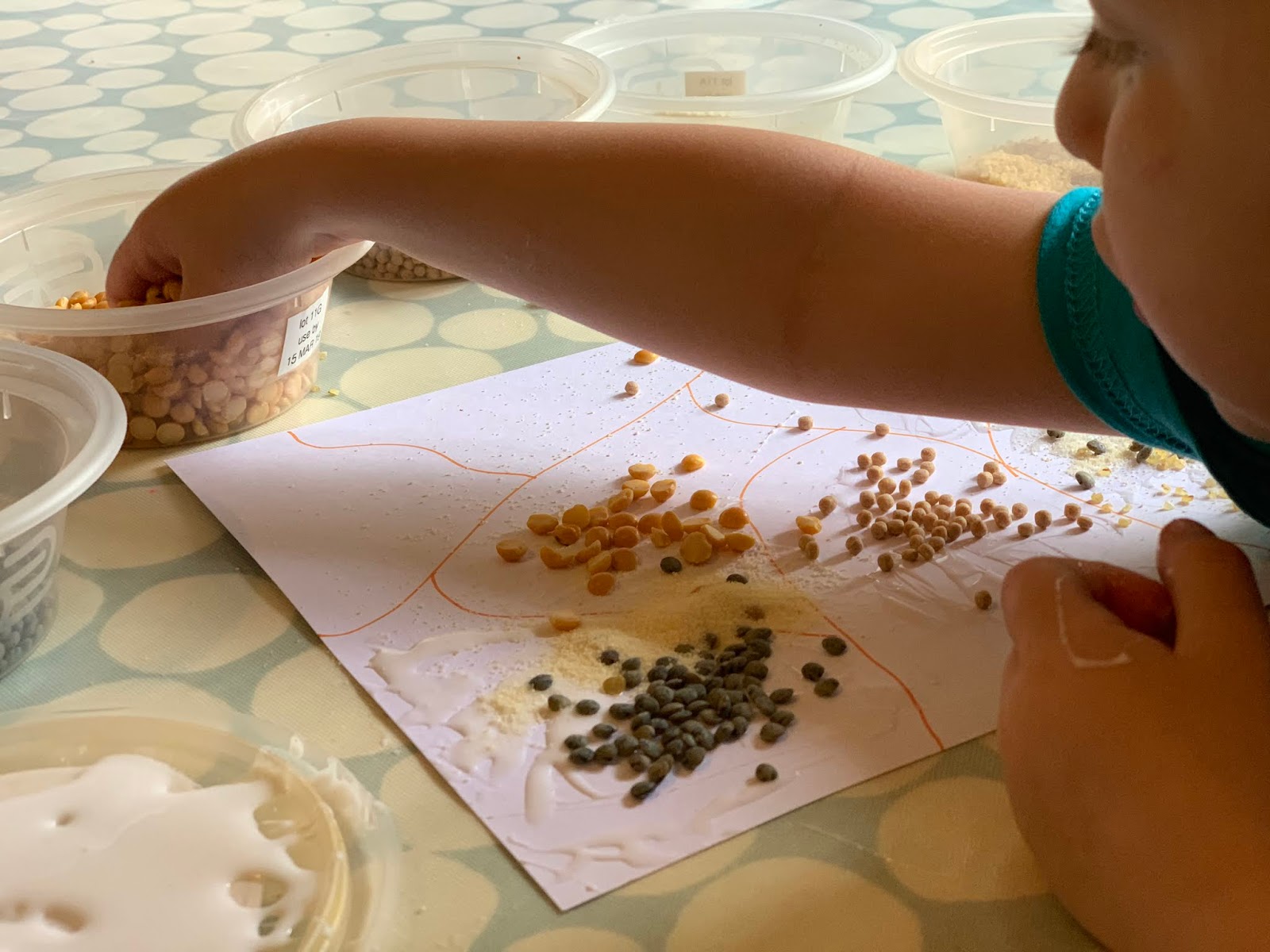 Sensory Gluing Activity for Toddlers and Preschoolers - Counting To Ten