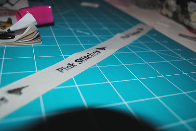 Pink Stitches: How To Make Your Own Labels