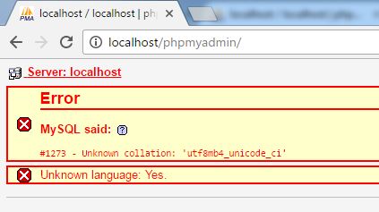 Mengatasi PHPmyadmin Keluar Error Mysql said #1273 - Abiyyu Keluarga IT