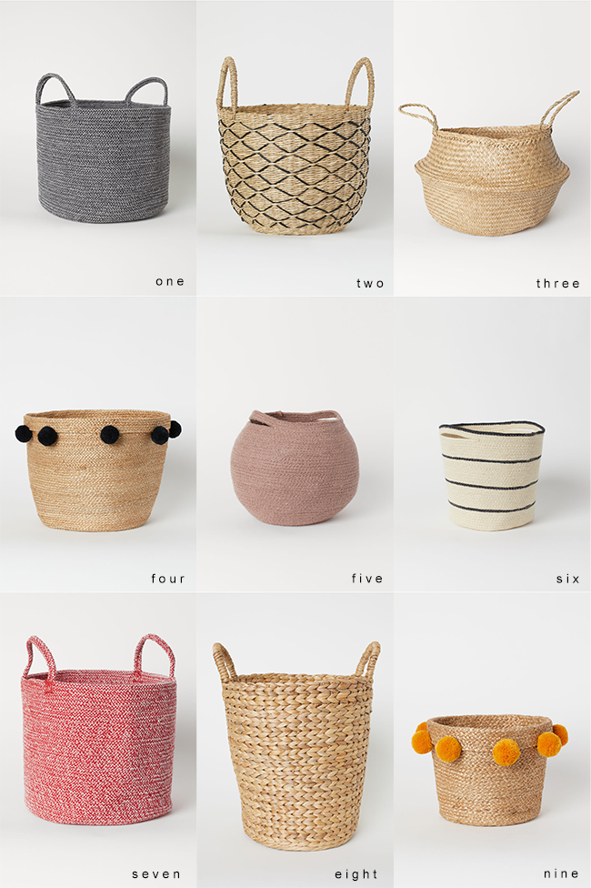 Bubby and Bean ::: Living Creatively: 9 Beautiful (and Practical) Baskets