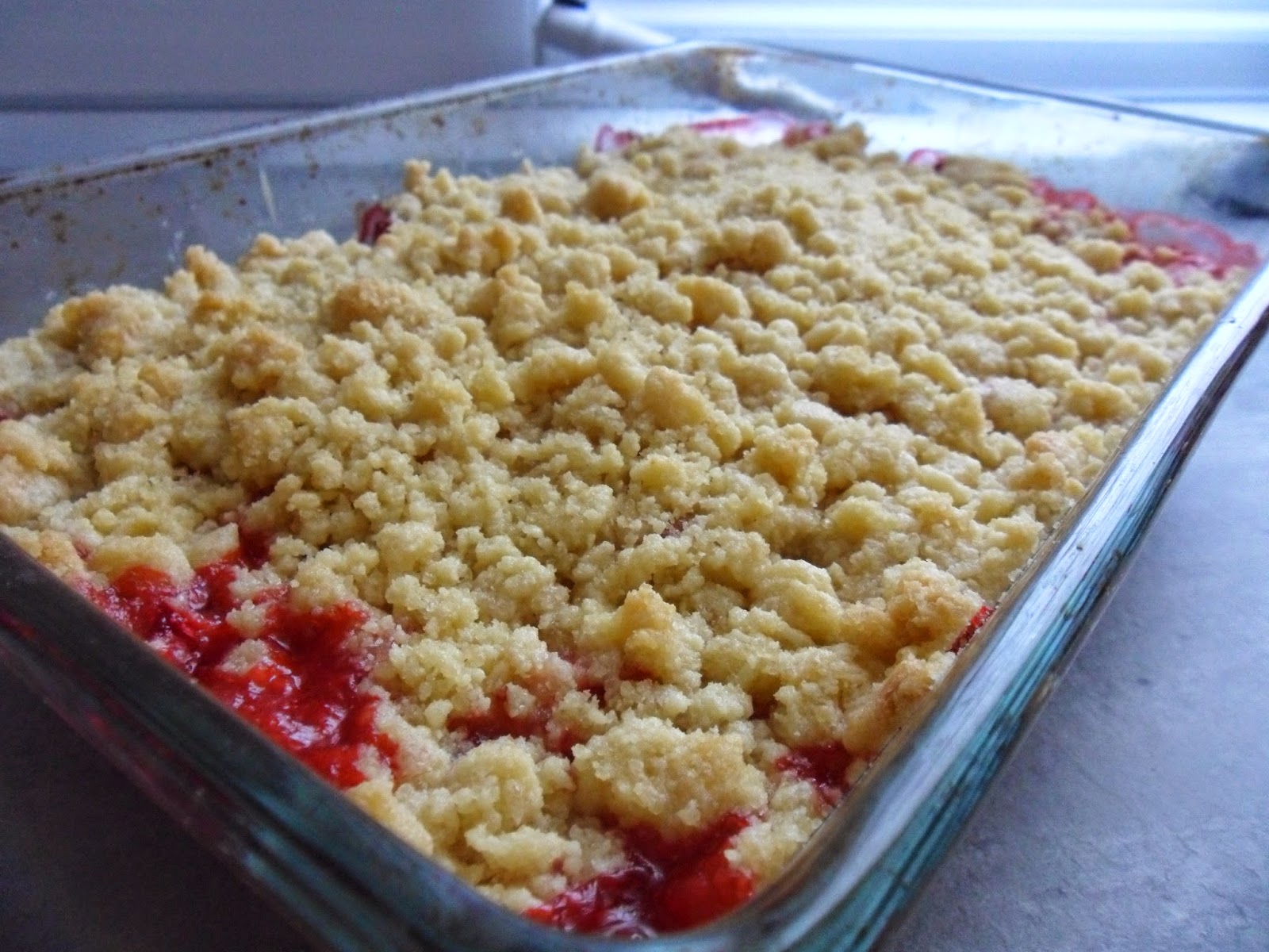 Crumble aux fraises (pour 6 personnes)