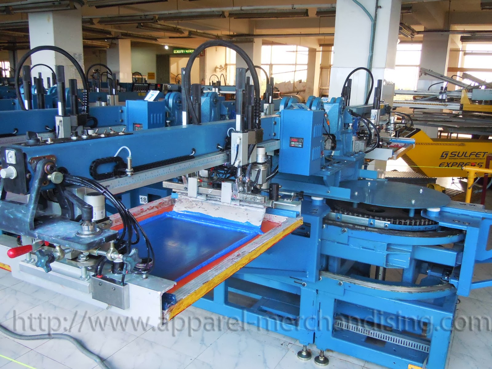 Apparel-Merchandising: Screen Print By Auto Machine