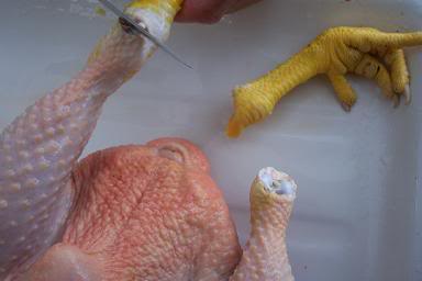 How ToButcher A Chicken: Step 2Remove The Feet