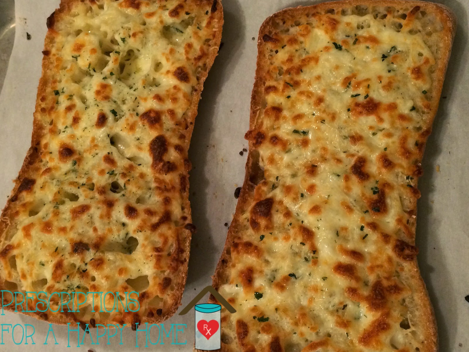 Prescriptions for a Happy Home: Garlic Mozzarella Bread