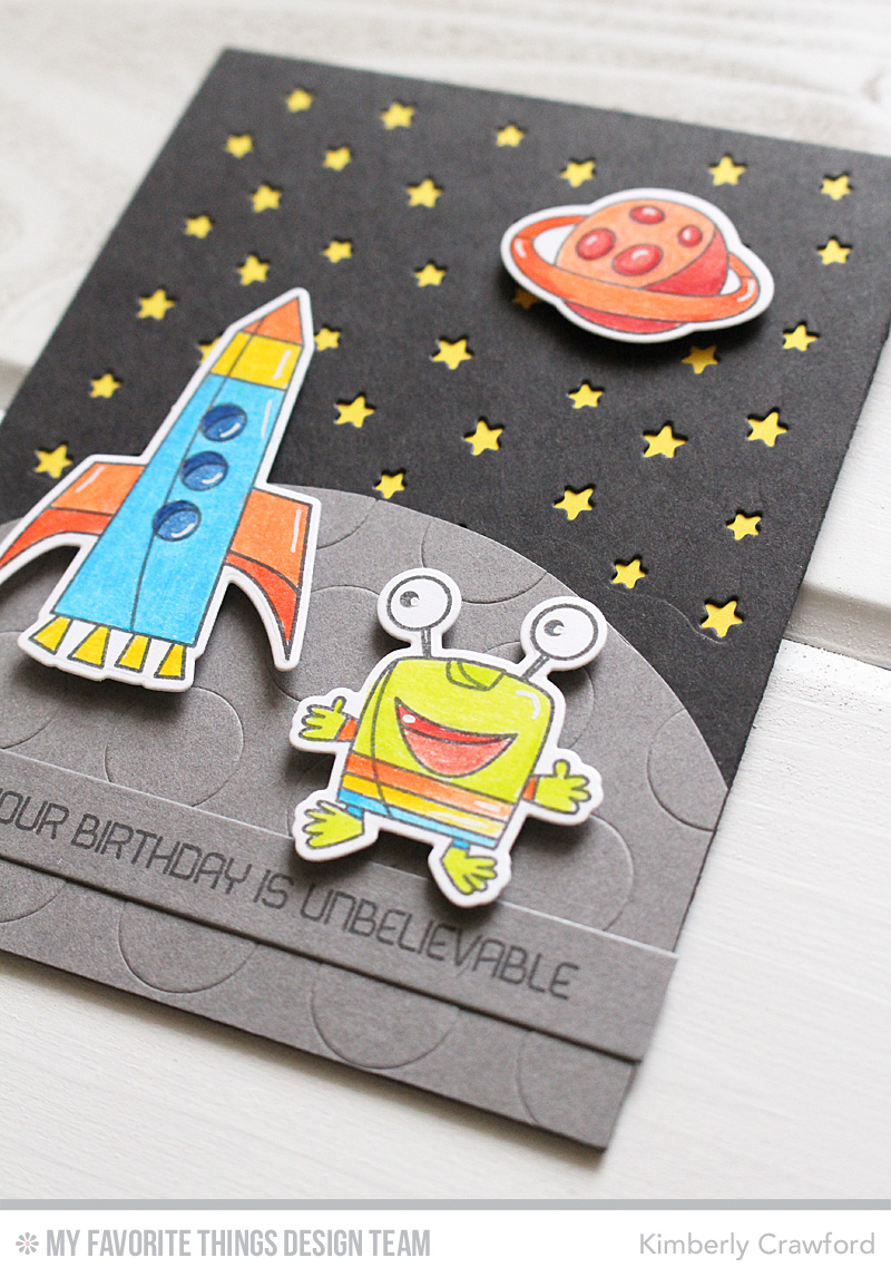 For the Love of Paper: 2 space-themed birthday cards for boys