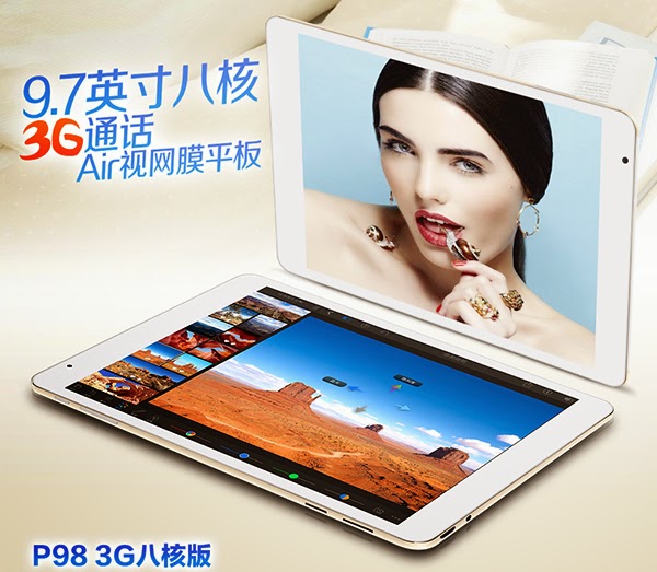 POMP: Teclast P98 octa core 3G talk tablet Air screen release