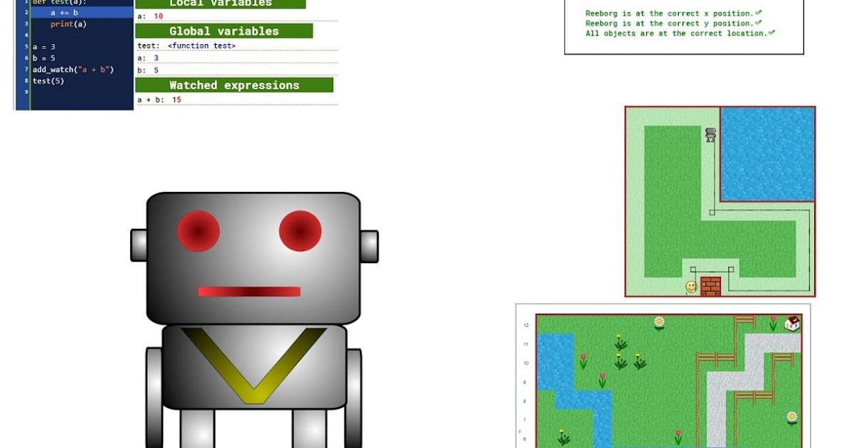 Only Python Reeborgs World A New Version And A Book 