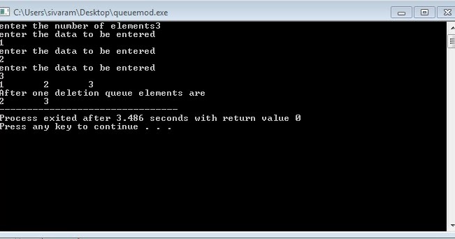 Technology Blog : Array Implementation of circular queue using modulous ...