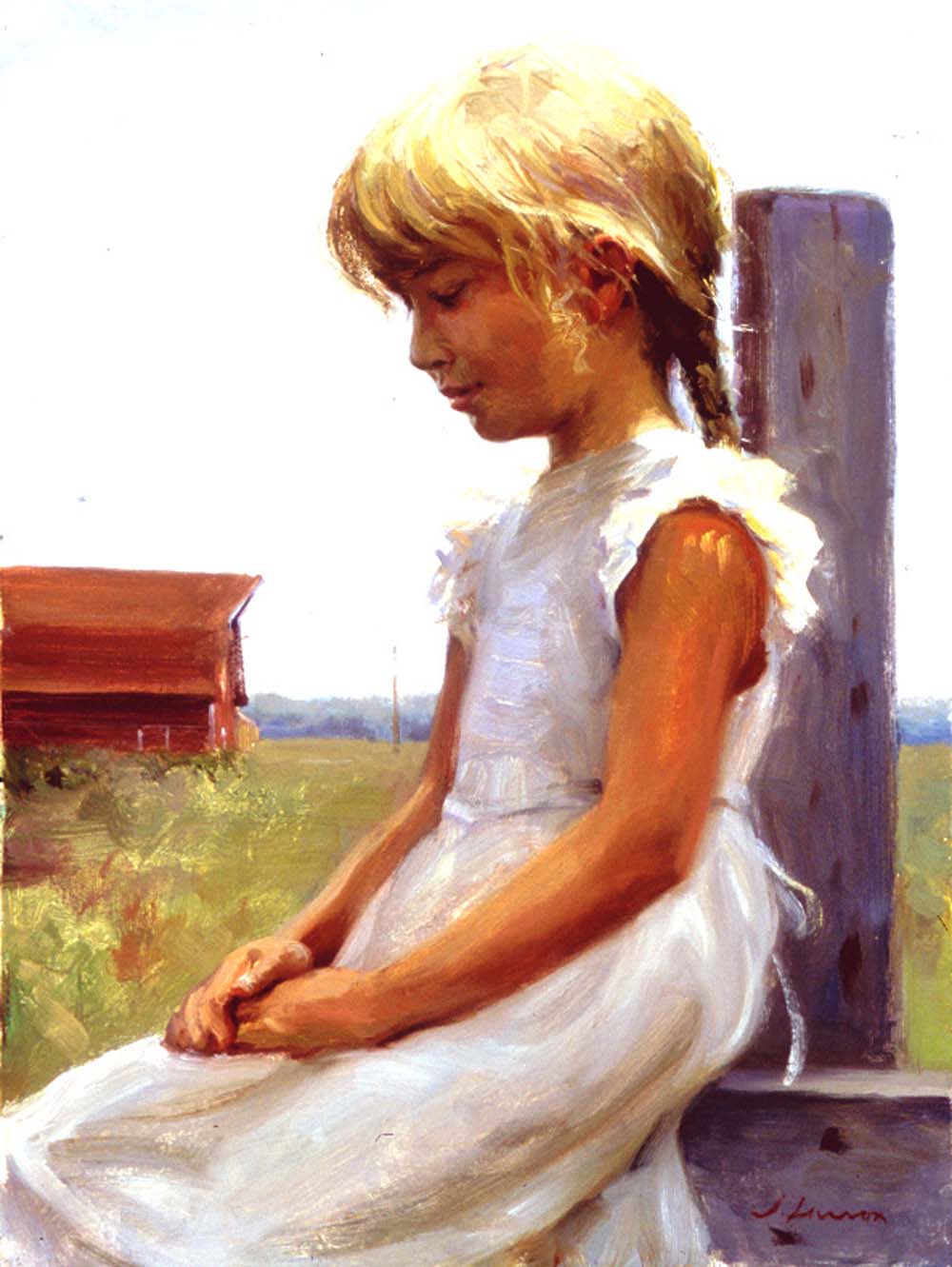 Painting of Jeffrey T. Larson artist, Jeffrey T. Larson paintings
