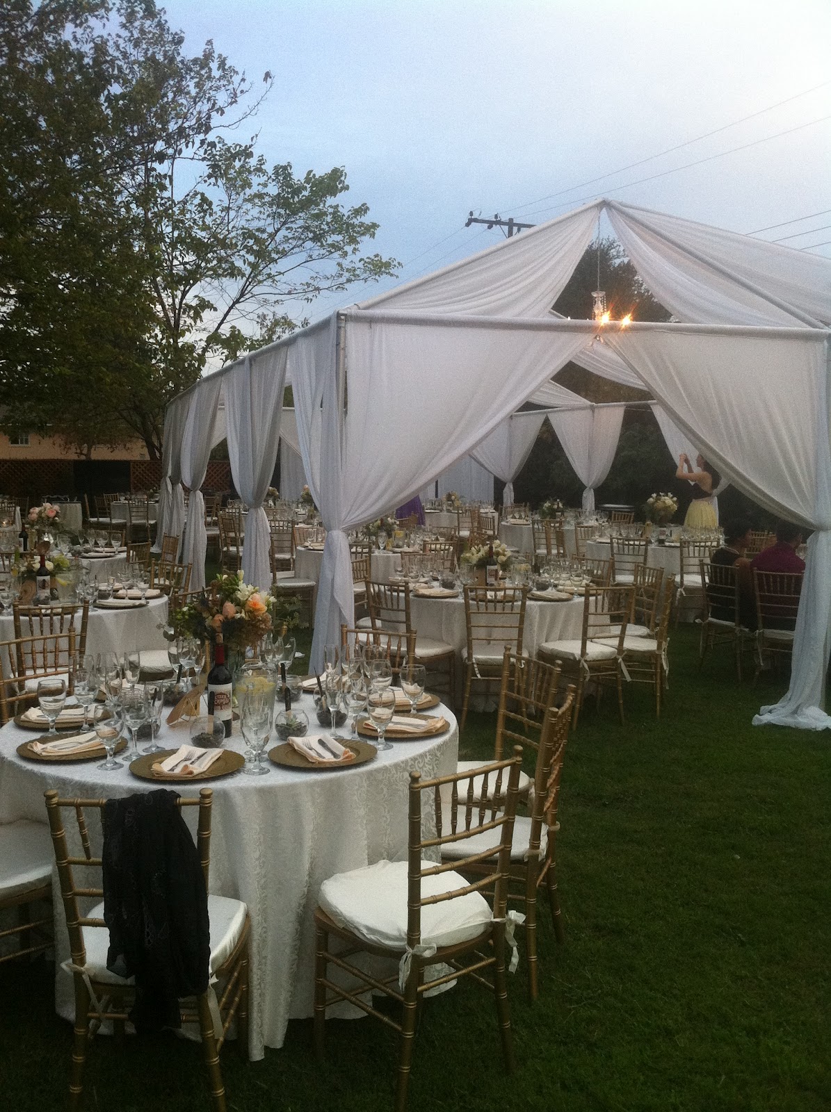 STAR EVENT PRODUCTIONS: Beautiful tent frame draping with elegant ...