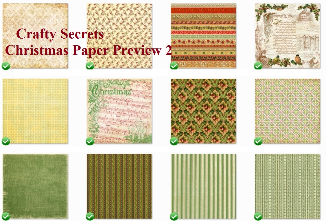 Crafty Secrets Heartwarming Vintage Ideas and Tips: Christmas Paper ...