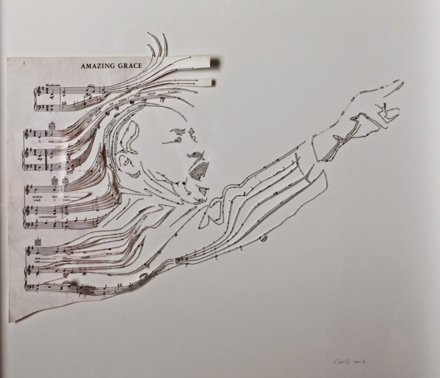 Simply Creative: Musical Note Collages by Erika Iris Simmons