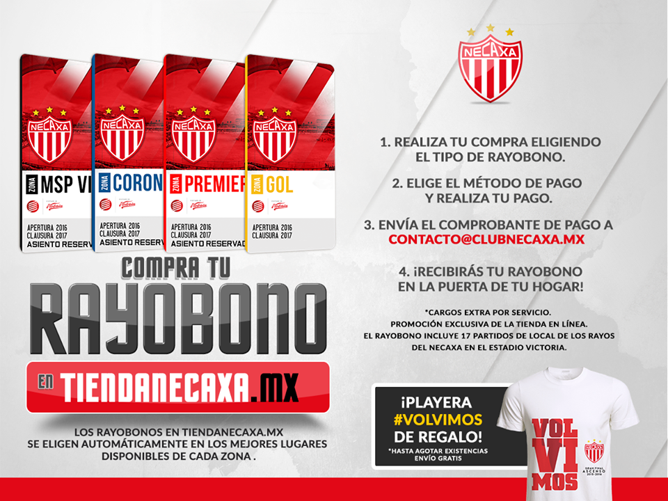 Fuerza Rayos TV: "CONTINÚA LA VENTA DE RAYOBONOS PARA EL TORNEO ...