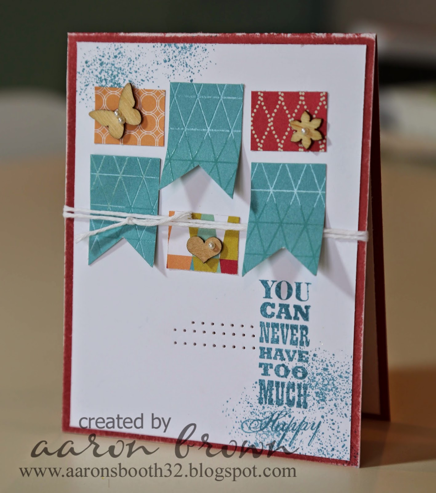 Booth #32: Pin Inspired Card with National Scrapbooking Month Special