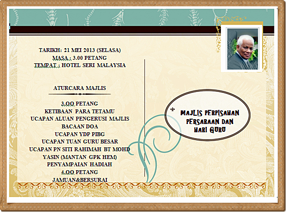 Contoh Buku Aturcara Program Motivasi