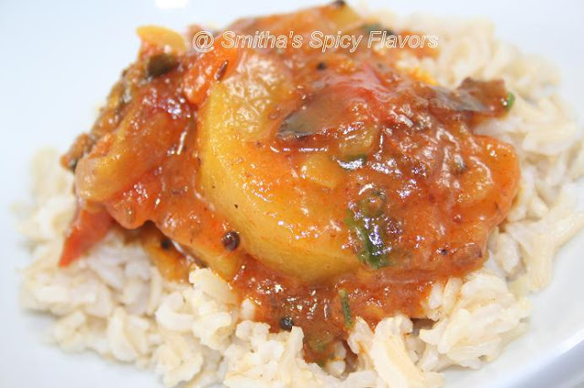 Anapakaya Pulusu / Bottle gourd in a sweet tangy tamarind gravy ...