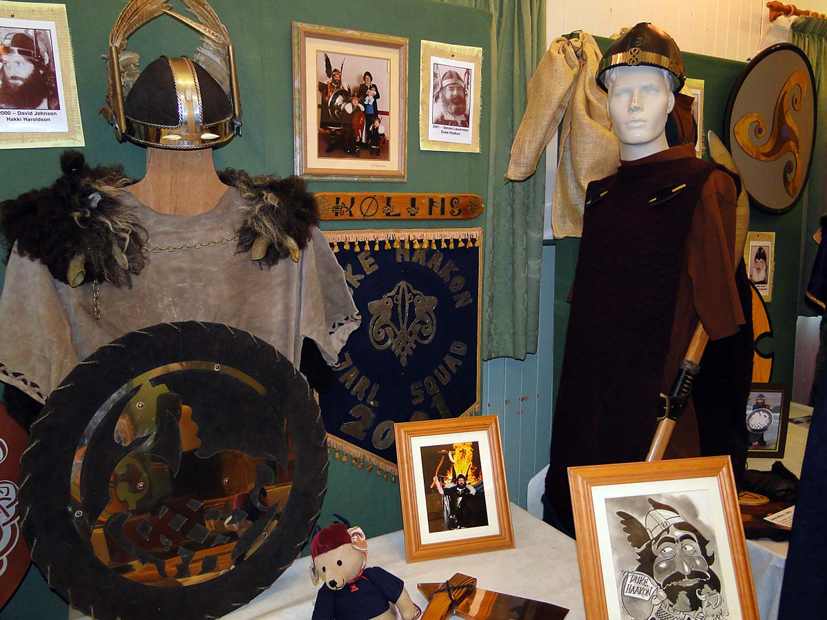kozetland1: Delting Up Helly Aa Exhibition at Muckle Roe Hall