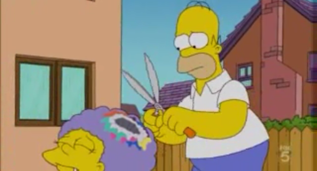 Kriken's World: A Deeper Look At: Homer Scissorhands