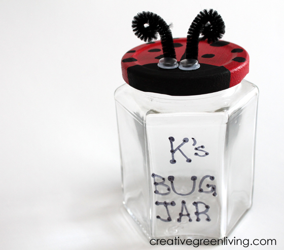 How to Make a Ladybug Bug Catcher from a Recycled Jar | Creative Green ...