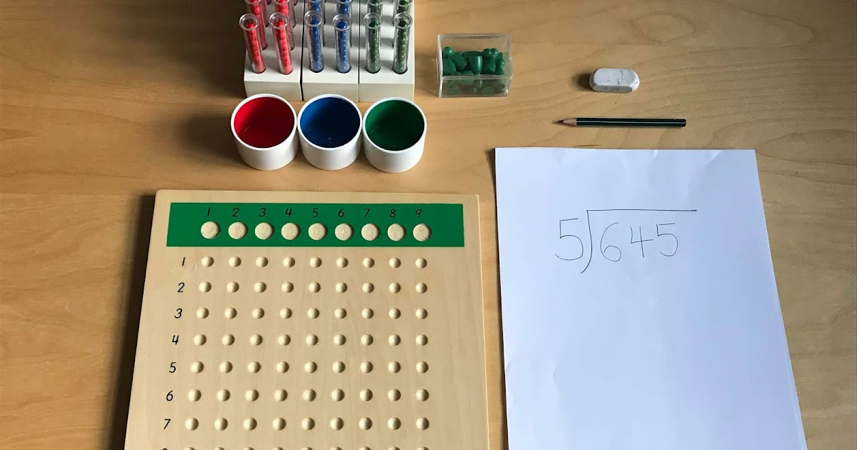 Family FECS: Montessori Activity: Long Division with Racks & Test Tubes ...