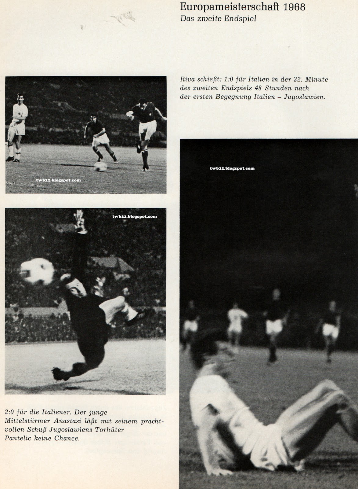 TWB22: Euro 1968 Italia Yougoslavia First Final and Replay