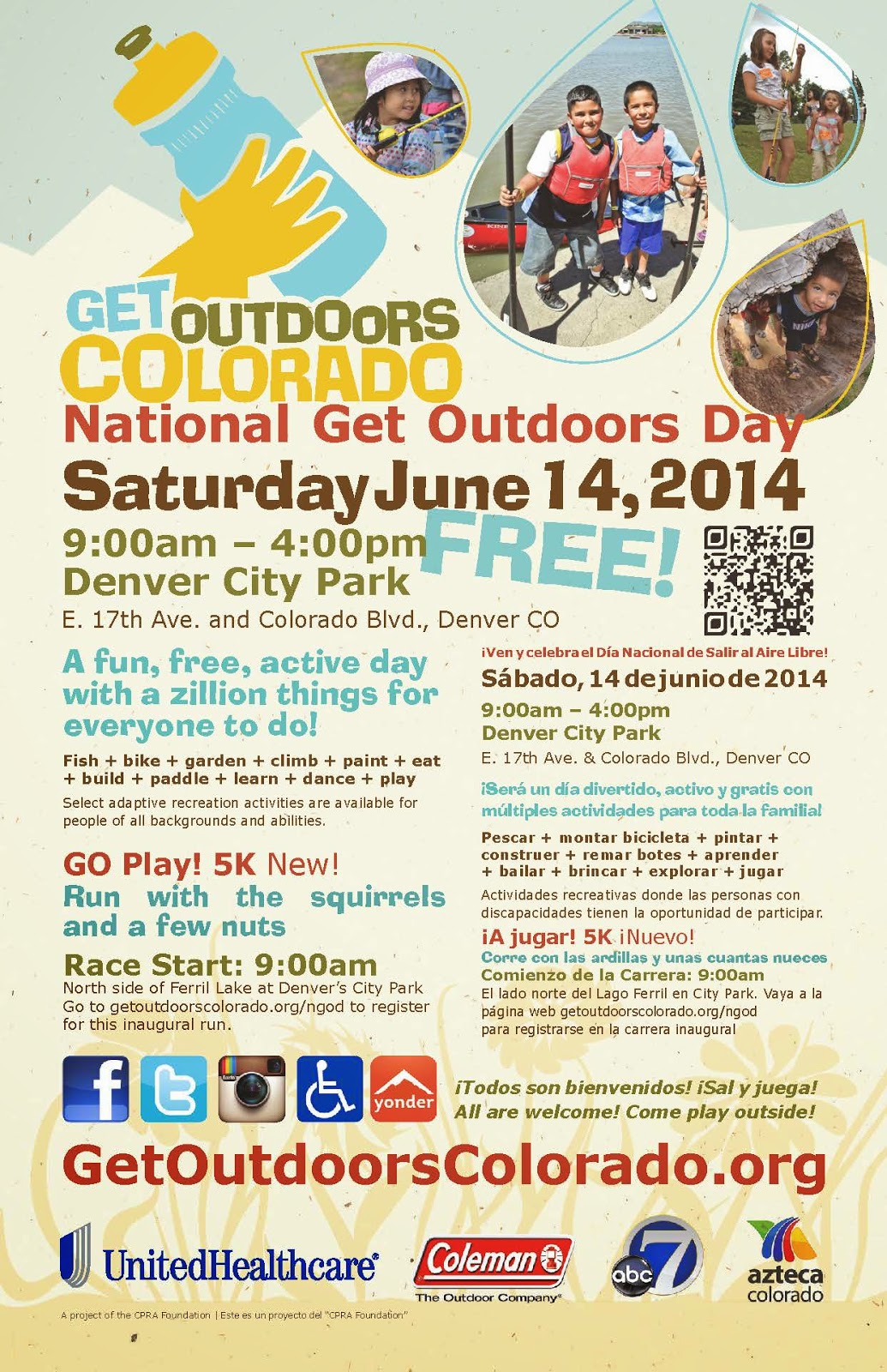 CDPHE Total Worker Health: National Get Outdoors Day - Eat Healthy ...