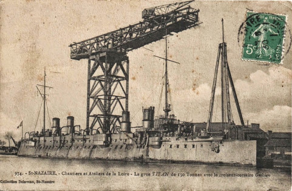 La Marcophilie Navale Envelopmer: Croiseur Le Guichen Nouvelle France