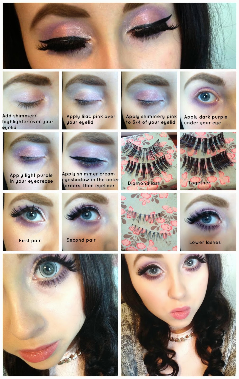 Light Purple Makeup Tutorial ♡ 双子のギャル界