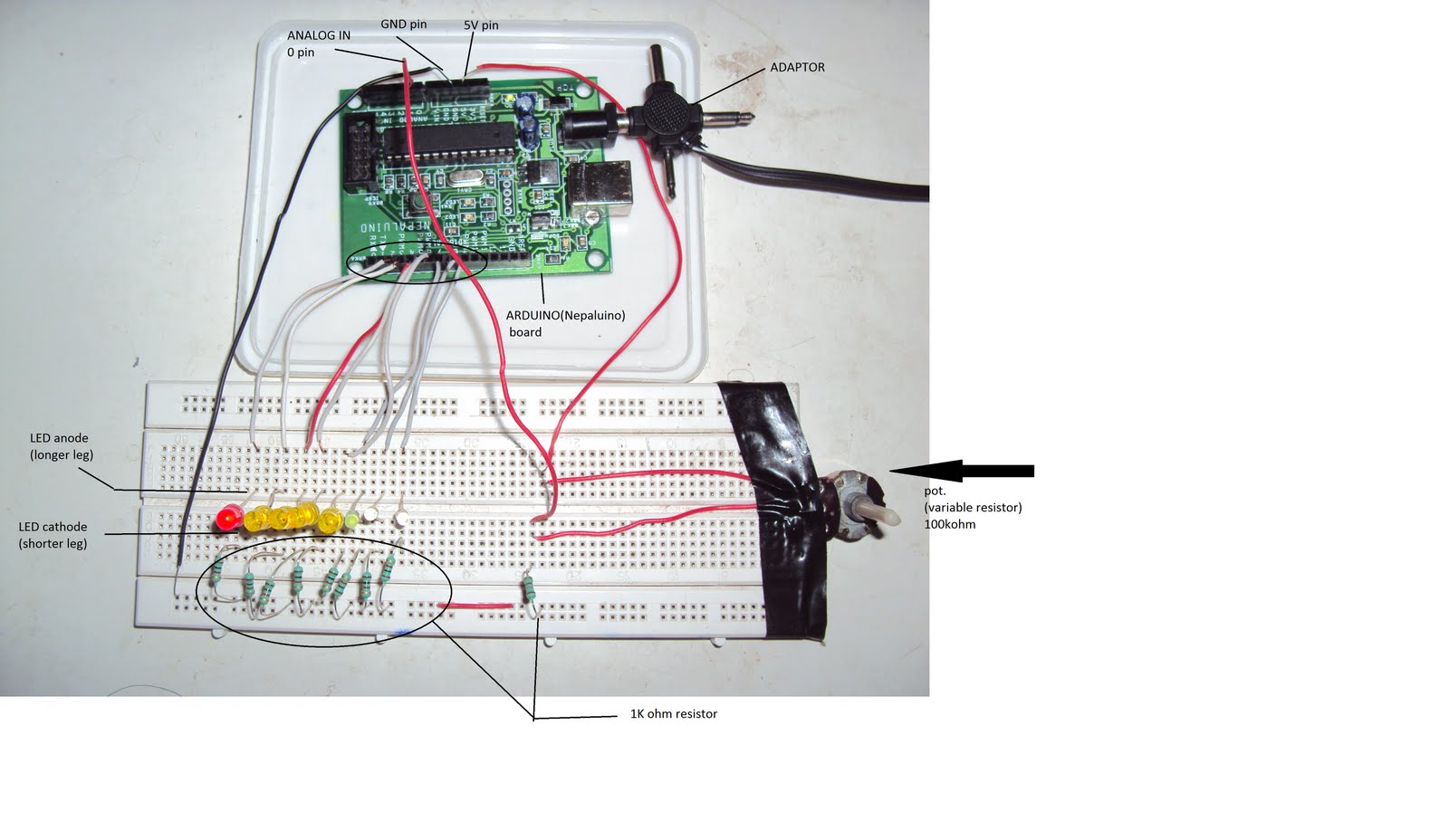 Arduino Projects: LED Bar Graph
