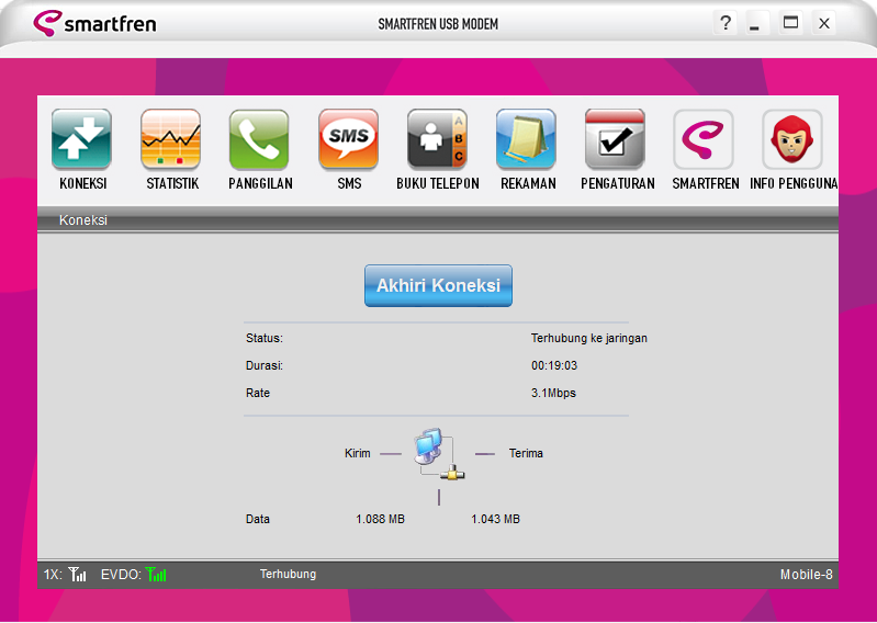 Sharing Internet dari USB Modem untuk Jaringan VirtualBox | Basir Computer