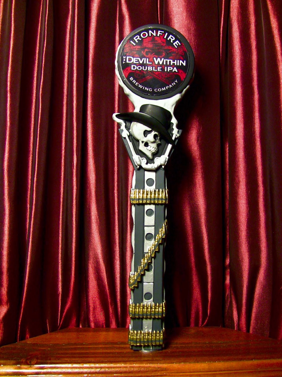Tap Handle #434: Ironfire - The Devil Within Double IPA