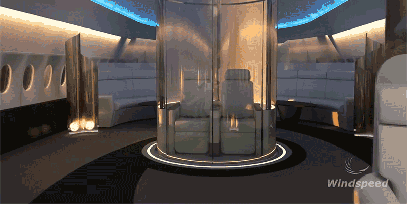 The Most Luxurious Airline Seat Would Offer a Private Canopy View ...