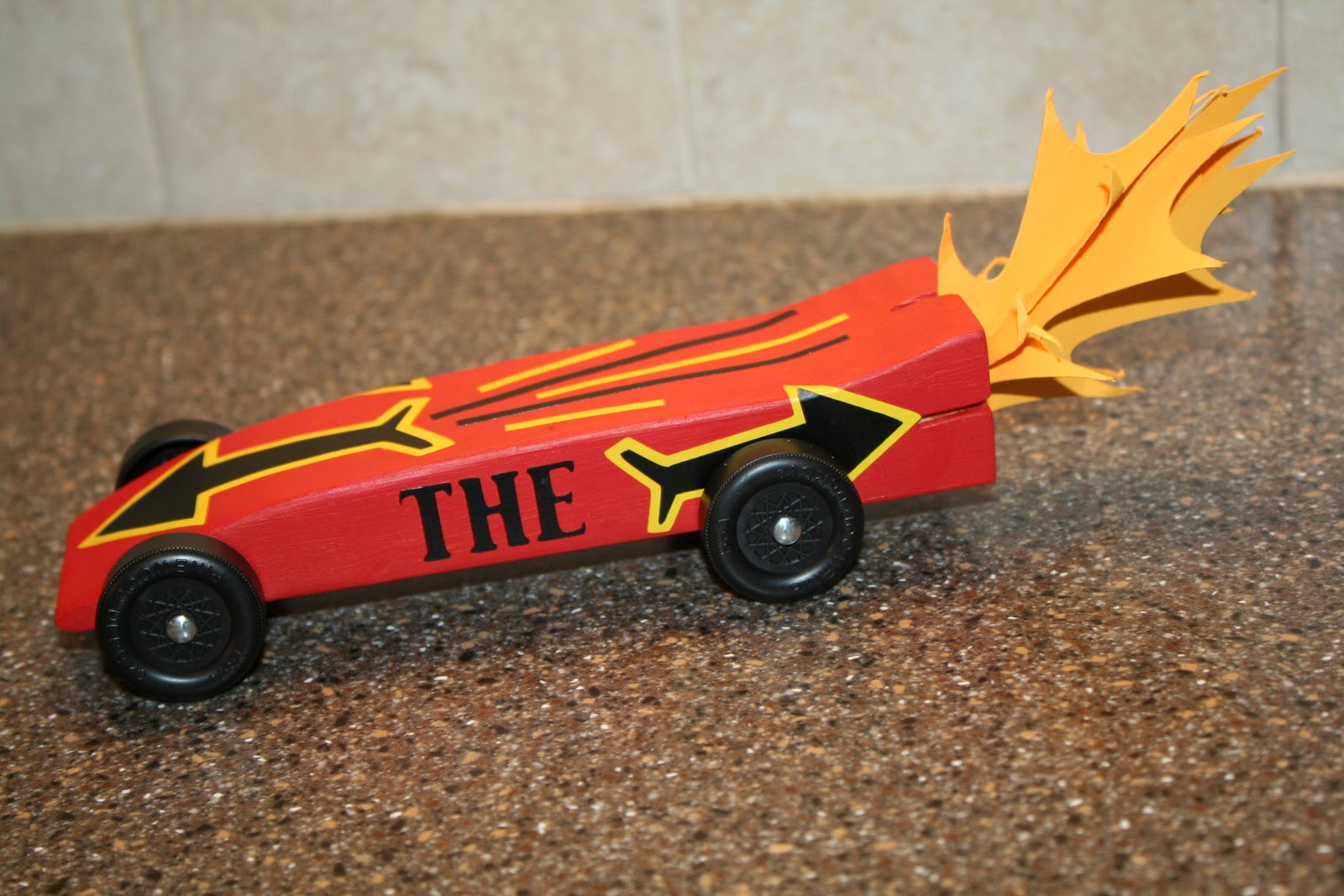Between the Screams: The Rocket--Ready for Pinewood Derby