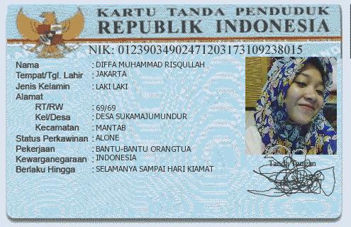 Cara Membuat Fake KTP Generator - BarGooBlog