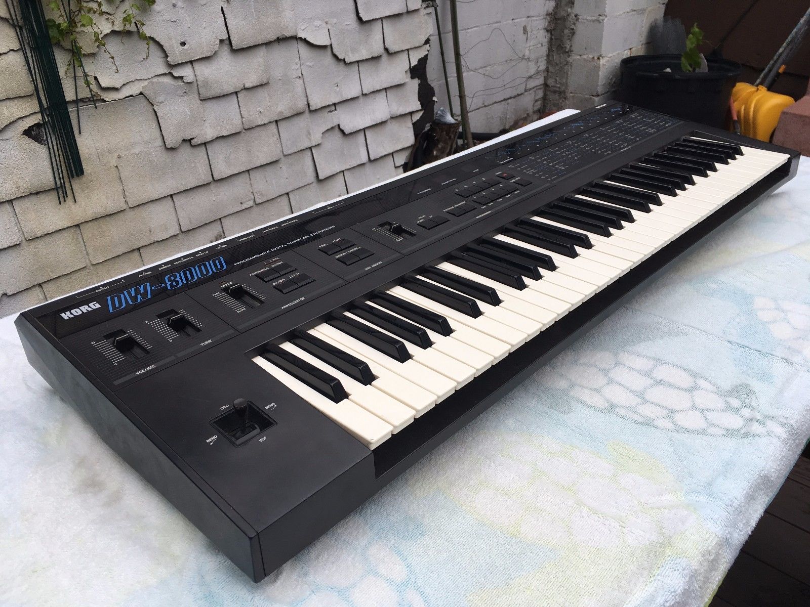 MATRIXSYNTH: Korg DW-8000 Programmable Digital Waveform Synthesizer SN ...