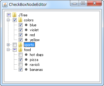 Java Swing Tips: JCheckBox Node JTree