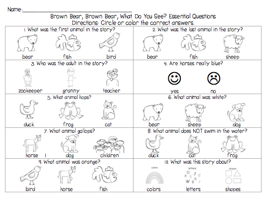 Preschool Wonders: Brown Bear, Brown Bear Spotlight!