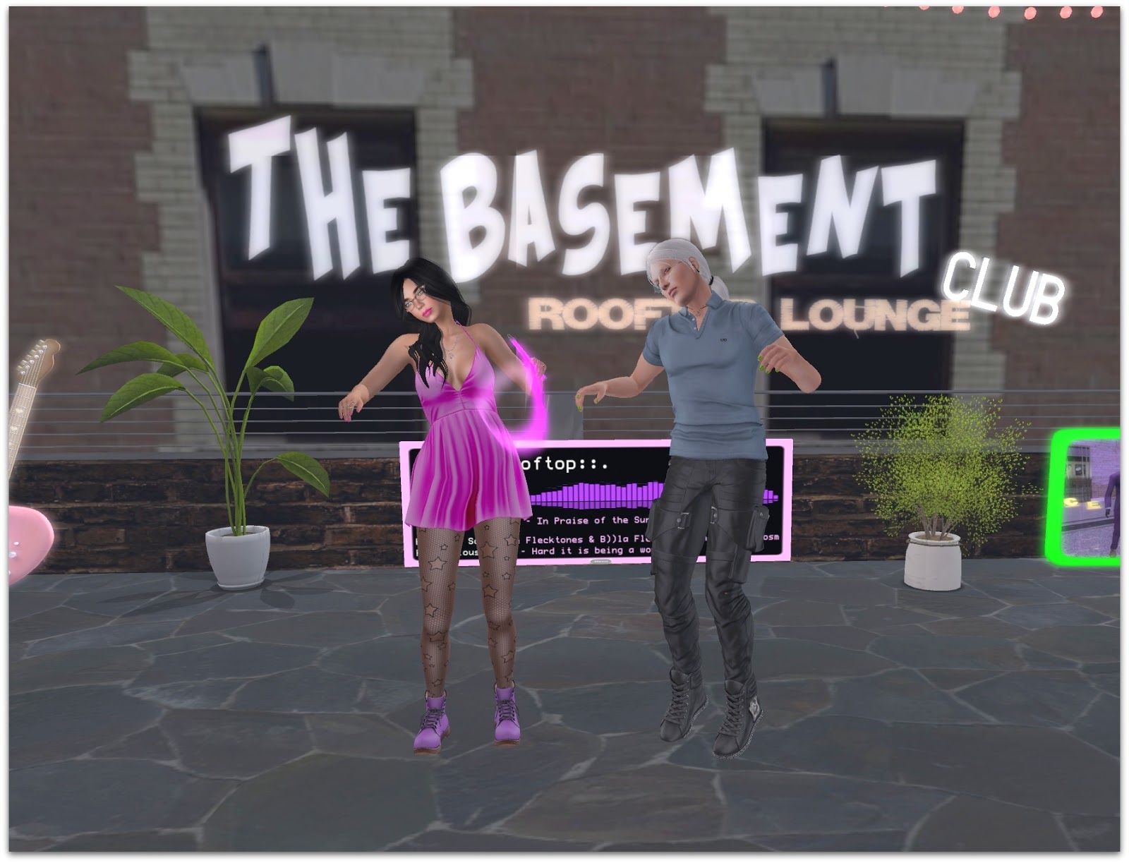 No time for real life: The Basement Club Rooftop Lounge