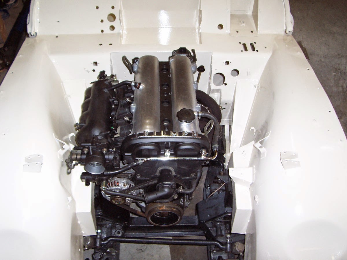 Eric's Garage: Triumph TR3A Mazda Miata swap fundamnetal challenges
